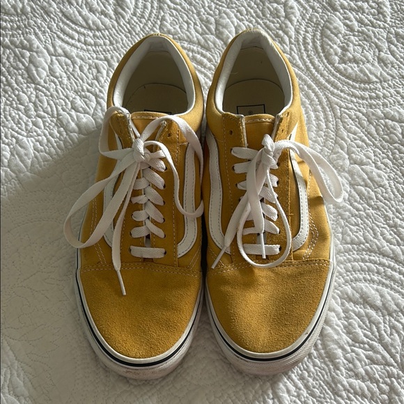 Vans | Shoes | Vans Yellow Sneakers | Poshmark